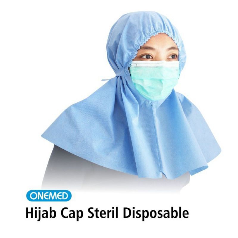 Jual TOPI OPERASI PERAWAT BEDAH SURGICAL CAP HIJAB STERIL DISPOSABLE ...