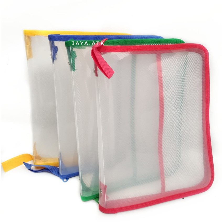 Jual MAP ZIPPER BAG RESLETING FOLIO F4 TENTENG MAP DOKUMEN SEKOLAH ...