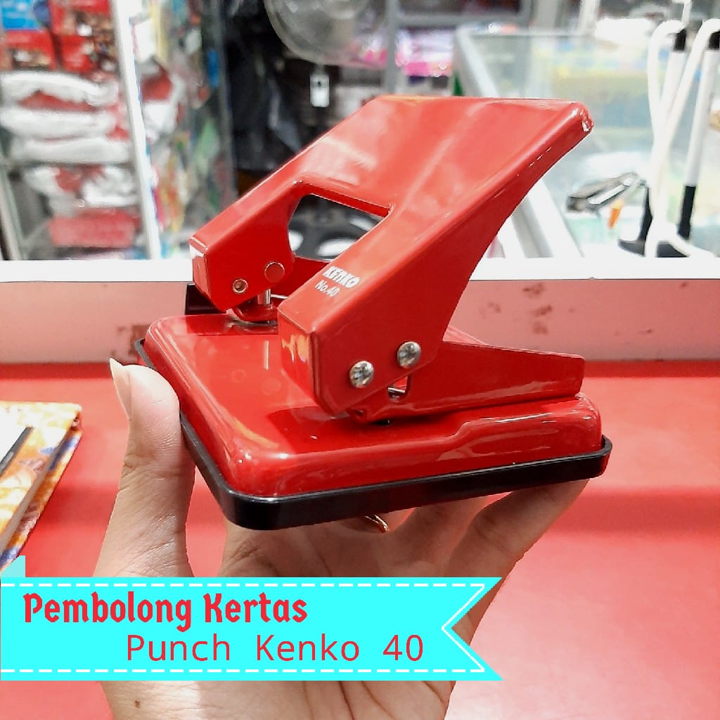 Jual Pembolong Kertas Kenko Punch 40 - 2 Holes | Shopee Indonesia