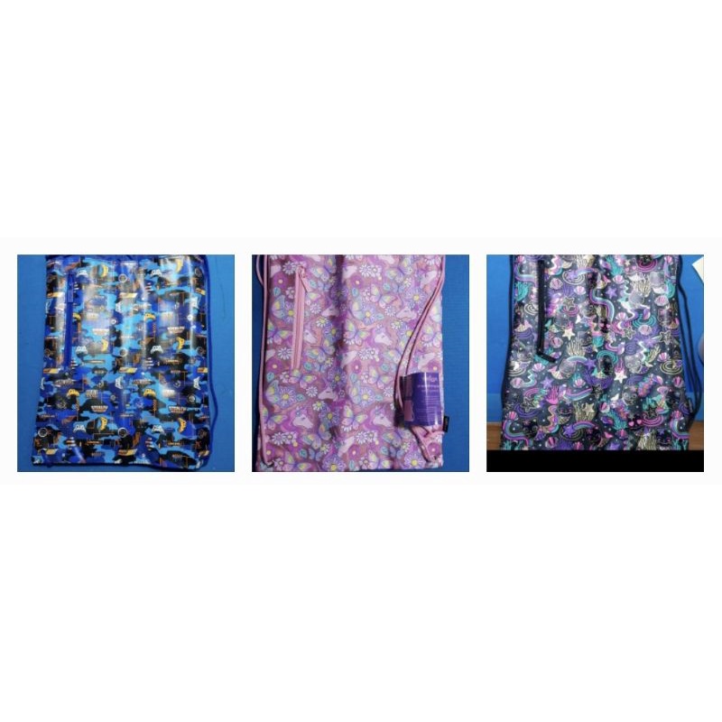 Jual Smiggle drawstring bag with pocket tas serut Hey unicorn tiger ...