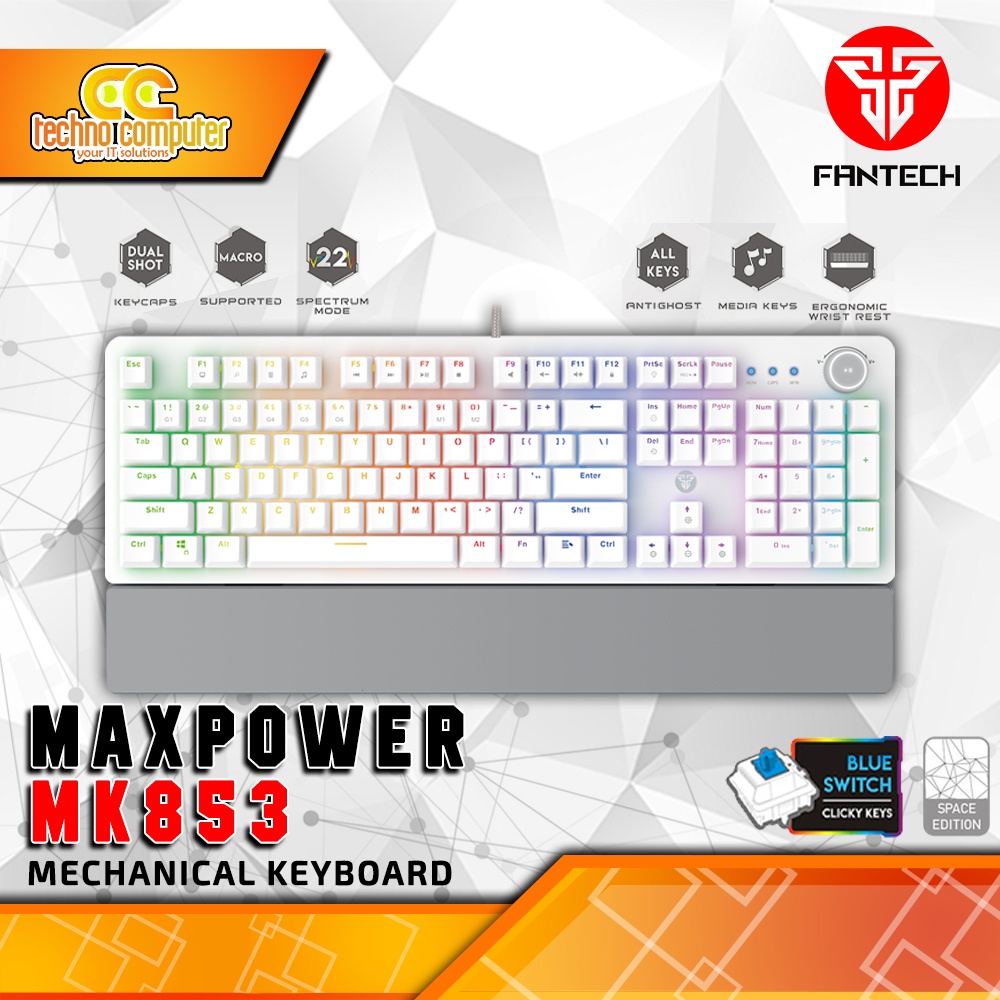 Jual FANTECH MAXPOWER MK853 Space Edition RGB Mechanical - Gaming ...