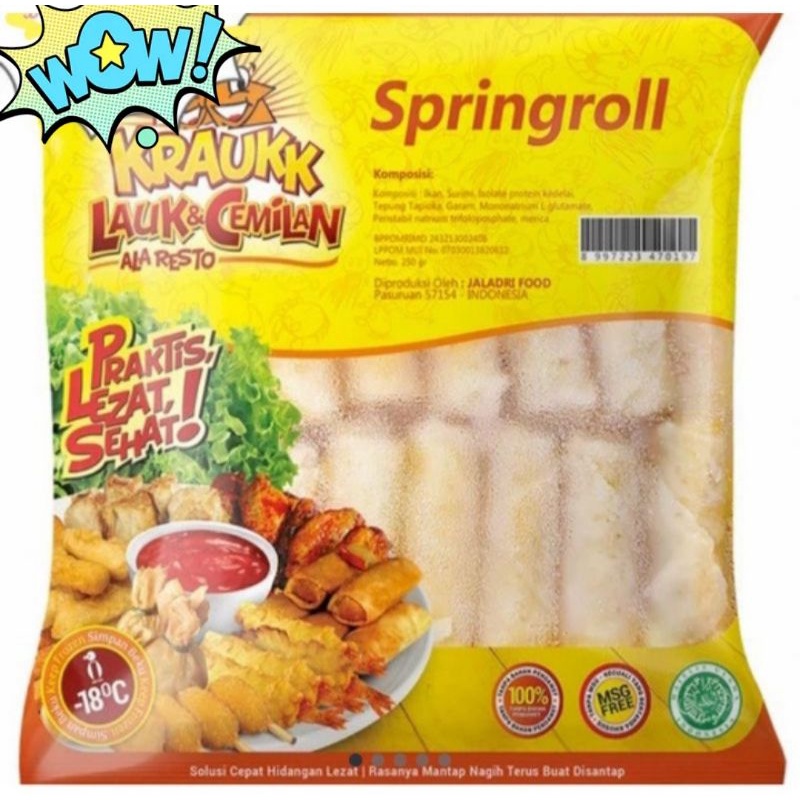Jual Krauk Samosa/ SpringRoll / Okago Pangsit / Udang Tempura 250gr ...