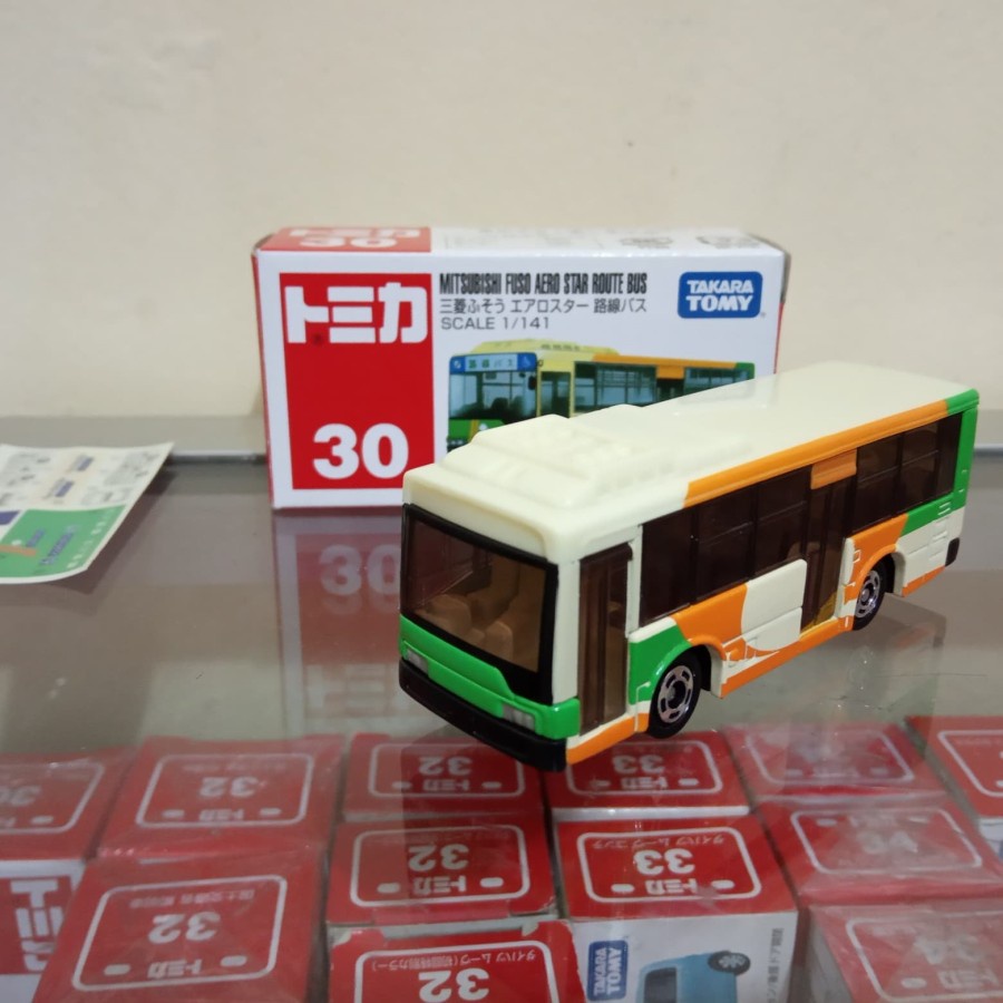 Jual Tomica Reguler No 30 Mitsubishi Fuso Aero star Bus diecast Mobil ...