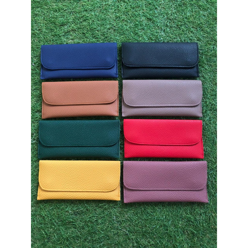 Jual Dompet simple viral kekinian kulit sintetis premium (kulit jeruk ...