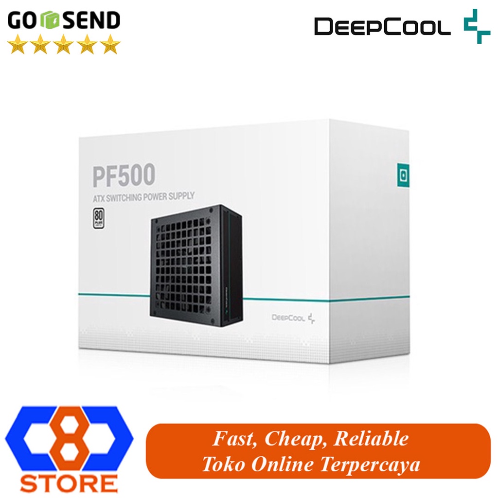 Jual PSU PC PSU DEEPCOOL POWER SUPPLY DEEPCOOL PF500 PF-500 500W 80 ...