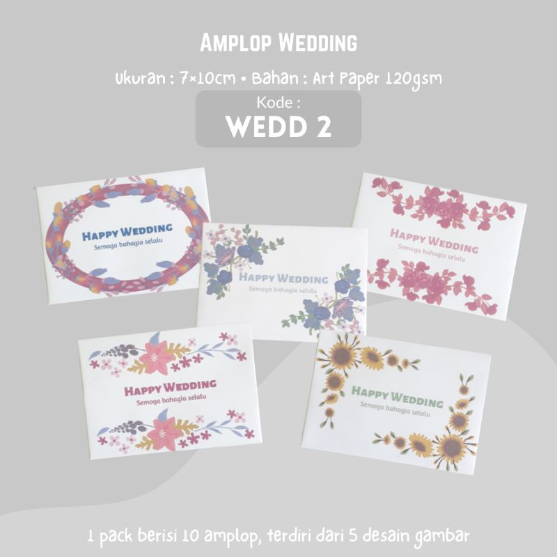 Jual AMPLOP WEDDING | AMPLOP NIKAHAN | ANGPAO KONDANGAN | Shopee Indonesia