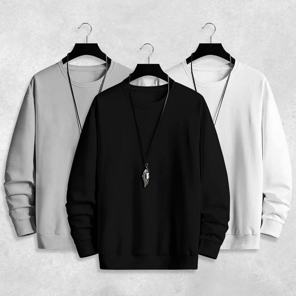 Jual FortKlass MIX Sweater Polos Sweater Polos Pria Sweater Premium ...