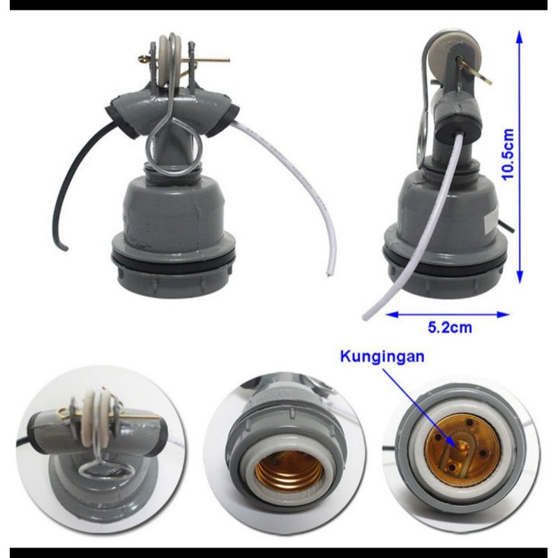 Jual fitting besi E27 keramik | Shopee Indonesia