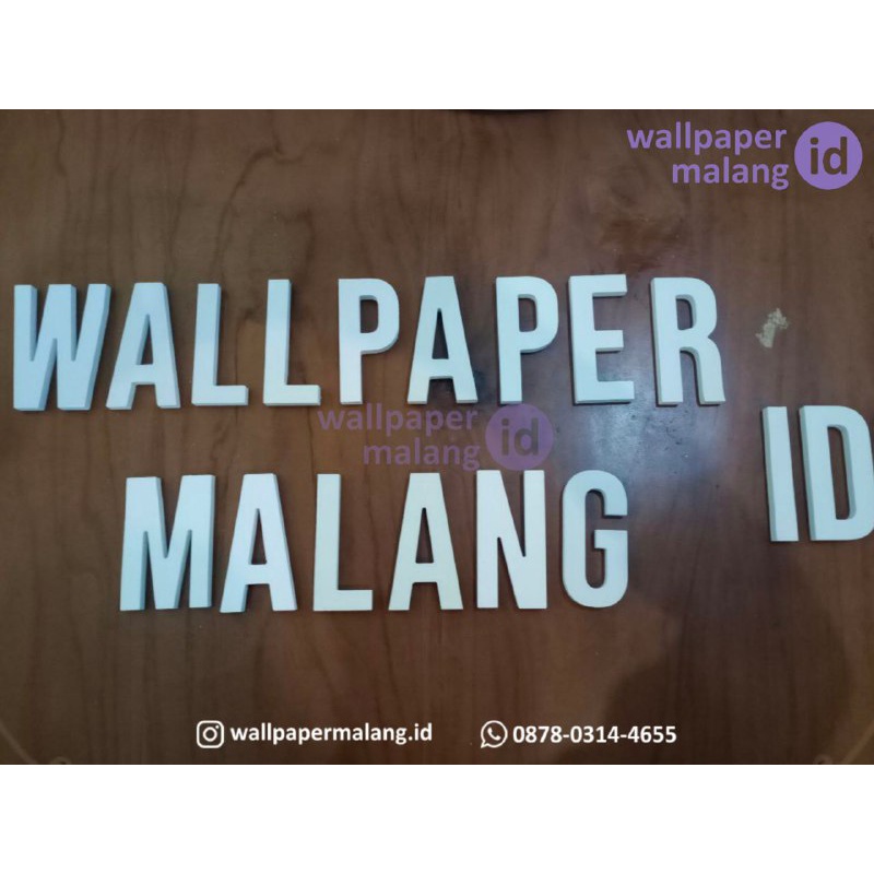 Jual 10cm HURUF TIMBUL / PAPAN NAMA / LABEL NAMA / LETTER SIGN / NAME ...