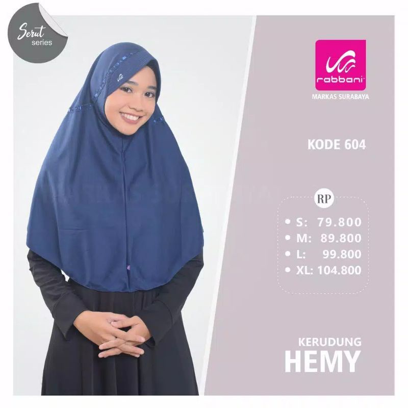 Jual Kerudung Rabbani Hemy Ori Hijab Instan Sekalah Rabbani Asli ...