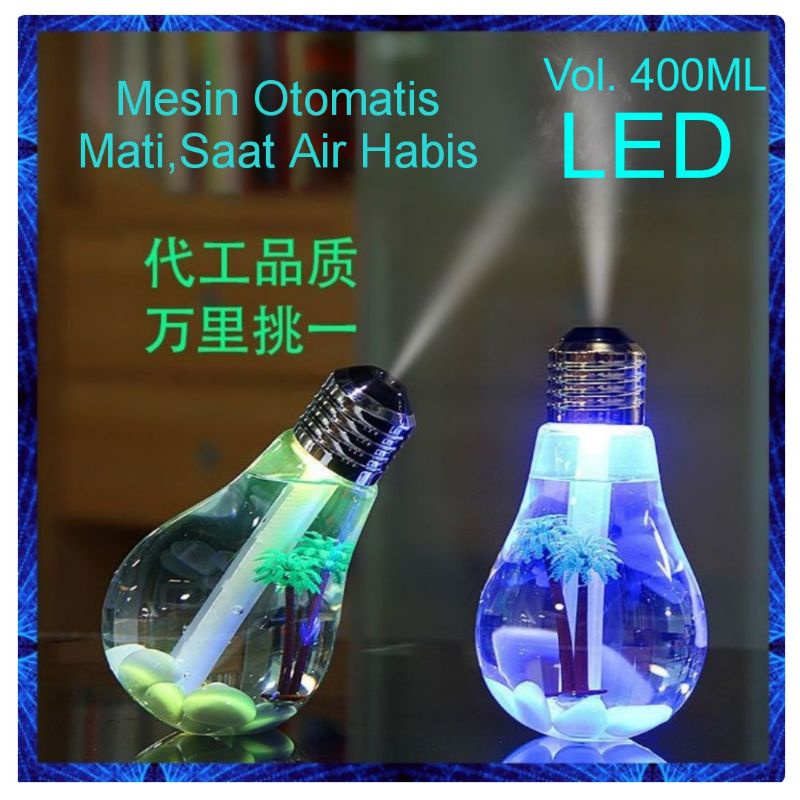 Jual Diffuser Humidifier Aromatherapy Ultrasonic Pewangi Ruangan Air ...