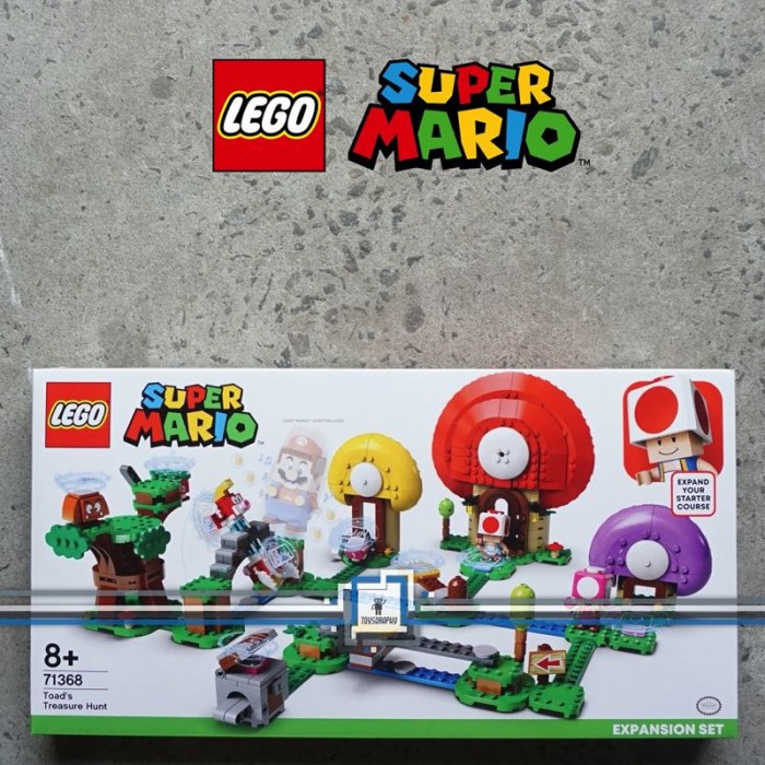 Jual LEGO Super Mario 71368 Toad's Treasure Hunt Expansion Set Toad ...