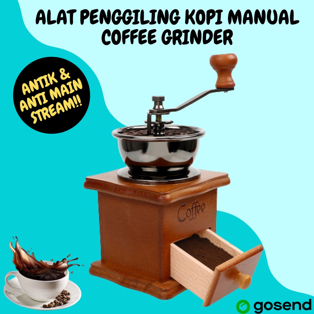Jual Alat Gilingan Biji Kopi Manual Hand Grinder Penggiling Coffee ...