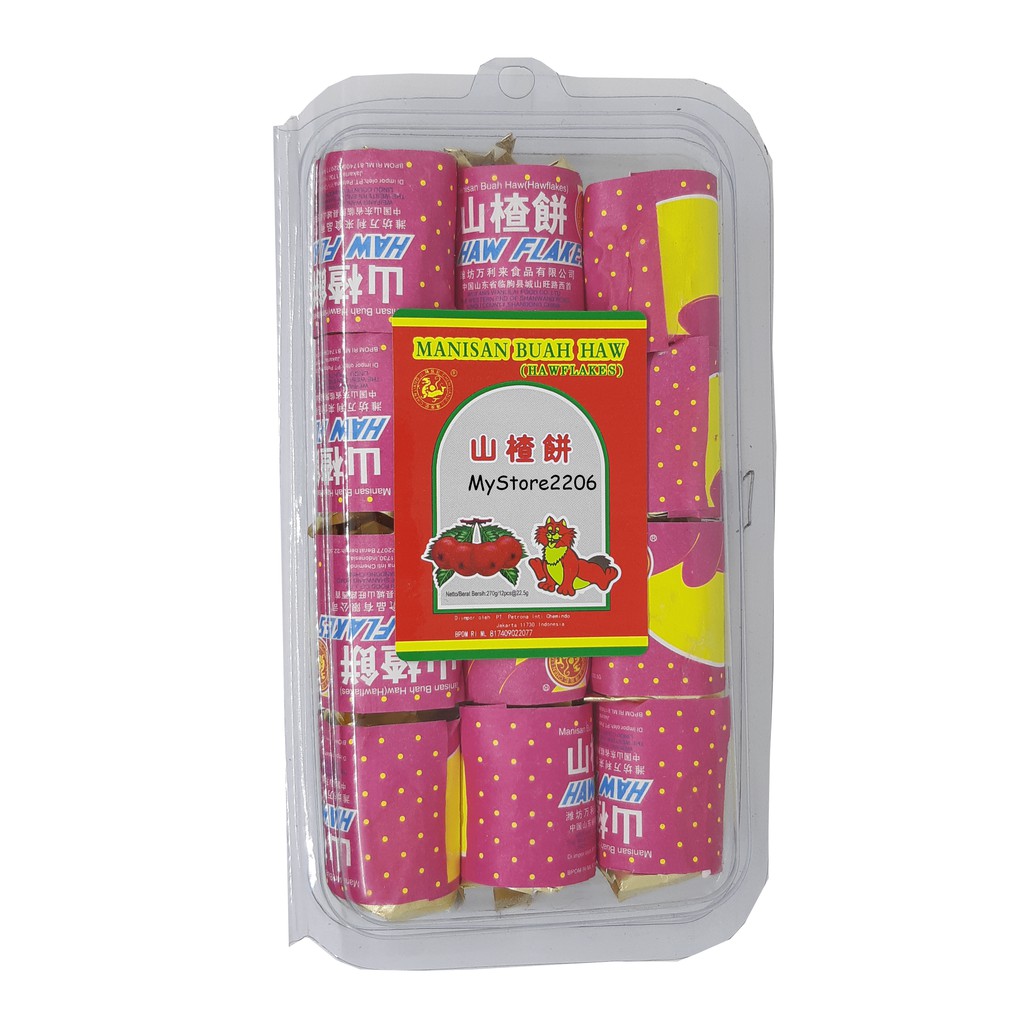 Jual Manisan Buah Haw / Haw Flakes / Permen Sanca / San Ca | Shopee ...