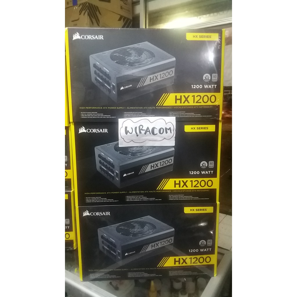 Jual POWER SUPPLY Corsair HX Series 1200W Full Modular - Platinum - PSU ...