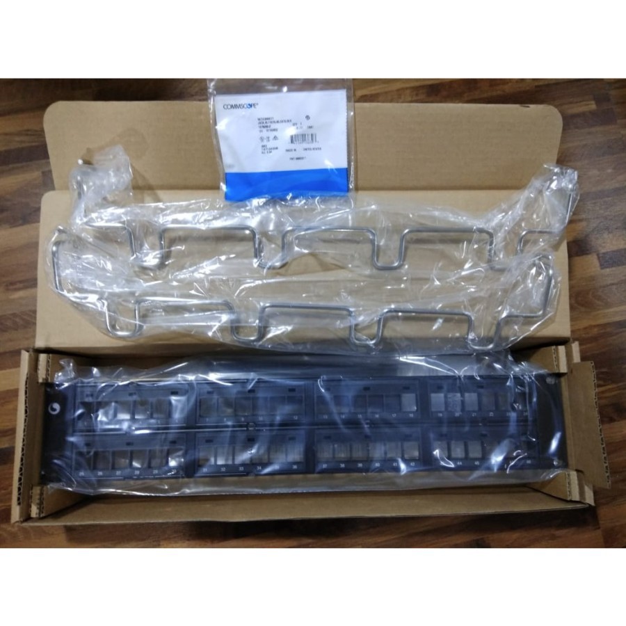 Jual AMP PATCH PANEL 48 Port CAT6 COMMSCOPE PATCH PANEL 48 Port CAT 6 ...