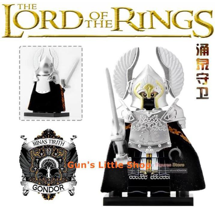 Jual Brick POGO XINH - LOTR Gondor Guard Mordor Orc Uruk Hai Lego Tanpa ...