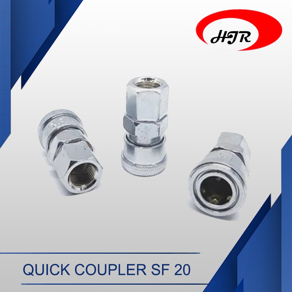 Jual HJR Quick Coupler SF 20 Sambungan Selang Kompresor Recoil Cuk ...