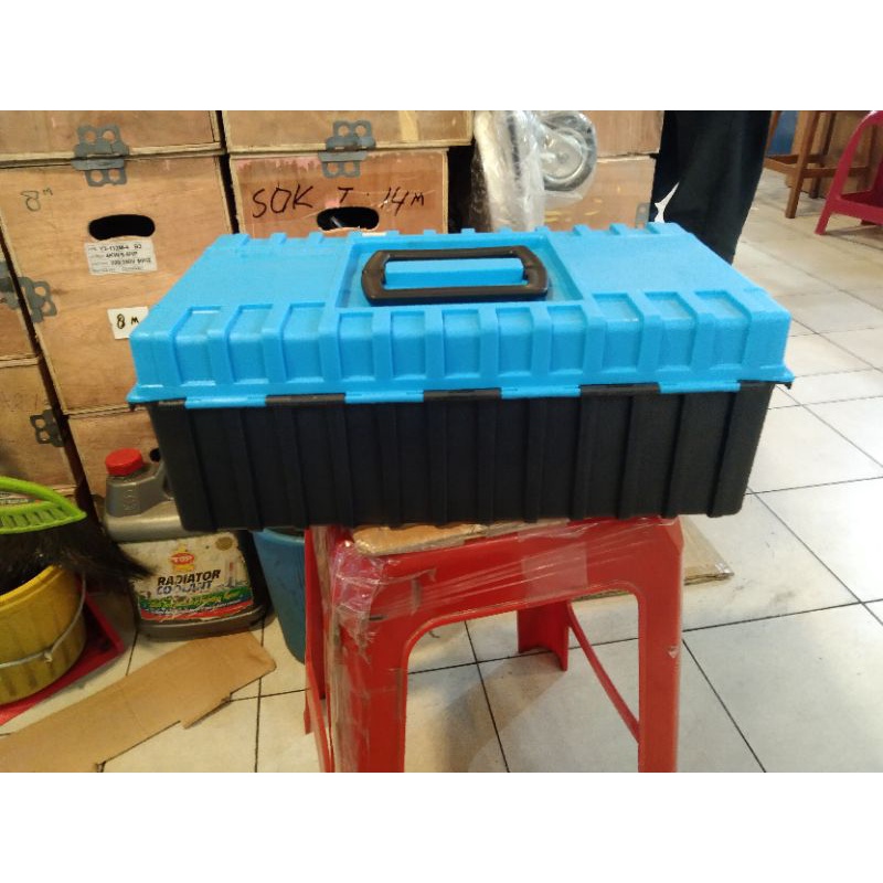Jual TOOL BOX PLASTIK BESAR / TOOL BOX TEMPAT KUNCI / PERKAKAS | Shopee ...
