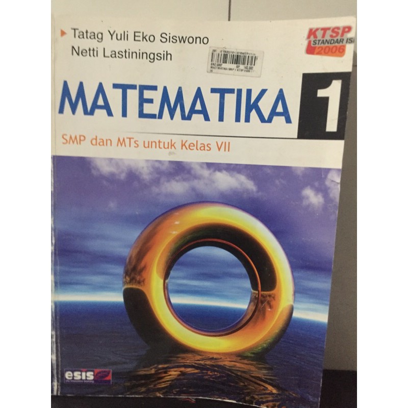 Jual BUKU MATEMATIKA SMP/MTS KELAS VII JILID 1 | Shopee Indonesia