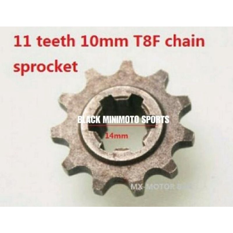 Jual Gear Depan Motor Mini Trail Mata 11 type T8F - Gir Depan Trail ...