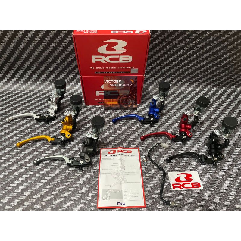 Jual Master Rem RCB / Racing Boy Radial Kanan Tipe S1 Long Lever Handle ...