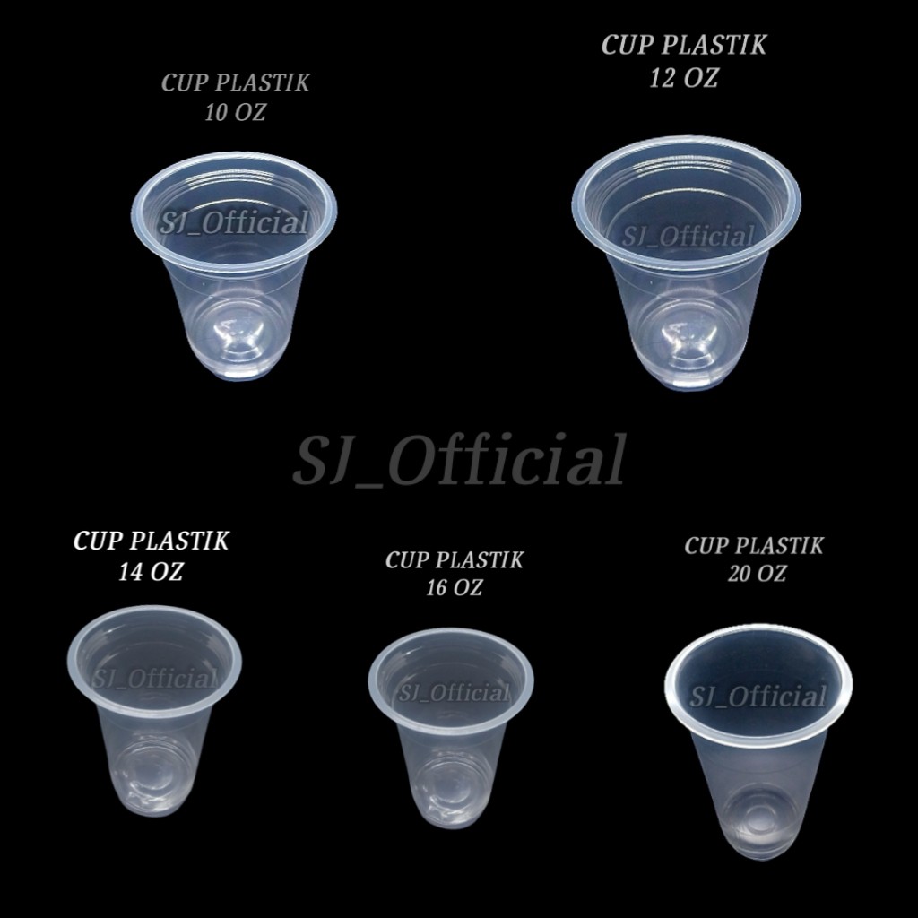 Jual CUP GELAS PLASTIK 22oz JUMBO / GELAS PLASTIK BENING (Harga Per ...