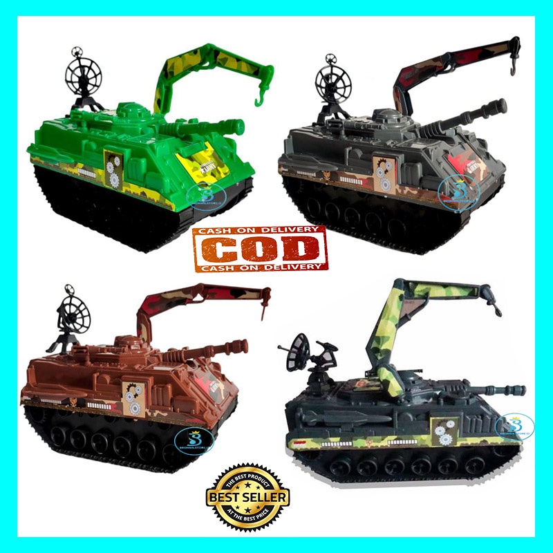 Jual BRON - Mainan Anak Mobil Tank Militer KGP 185 - Mainan Battle Tank ...