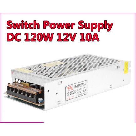 Jual Power Supply SWITCHING Adaptor JARING 12V 10A 12 V 10 A LED CCTV | Shopee Indonesia