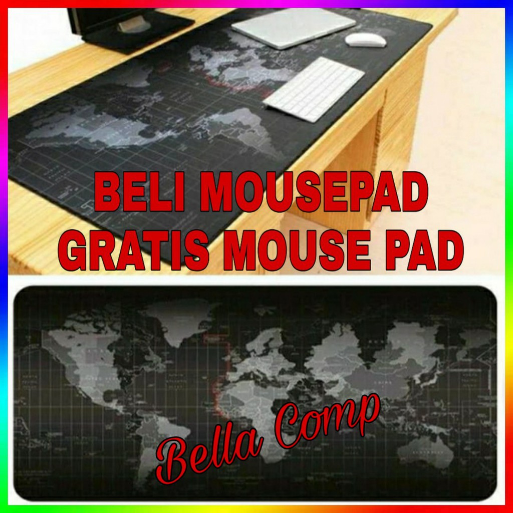 Jual Gaming Mousepad Mouse Pad XL Gaming Mouse Pad Besar Mouse Pad Peta ...