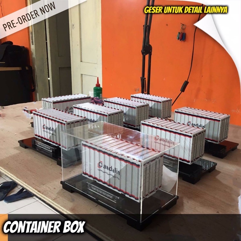 Jual (COD) MINIATUR CONTAINER BOX 15CM I ACTION FIGURE HOT TOYS STATUE ...