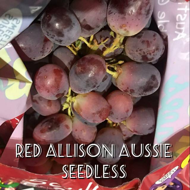 Jual Anggur Red Allison Seedless | Shopee Indonesia