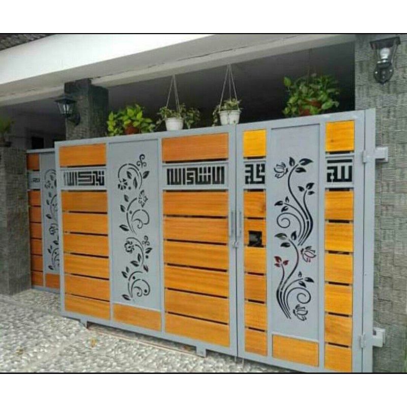 Jual Pagar Cutting laser Pagar Garasi Murah Berkualitas Pagar motif ...