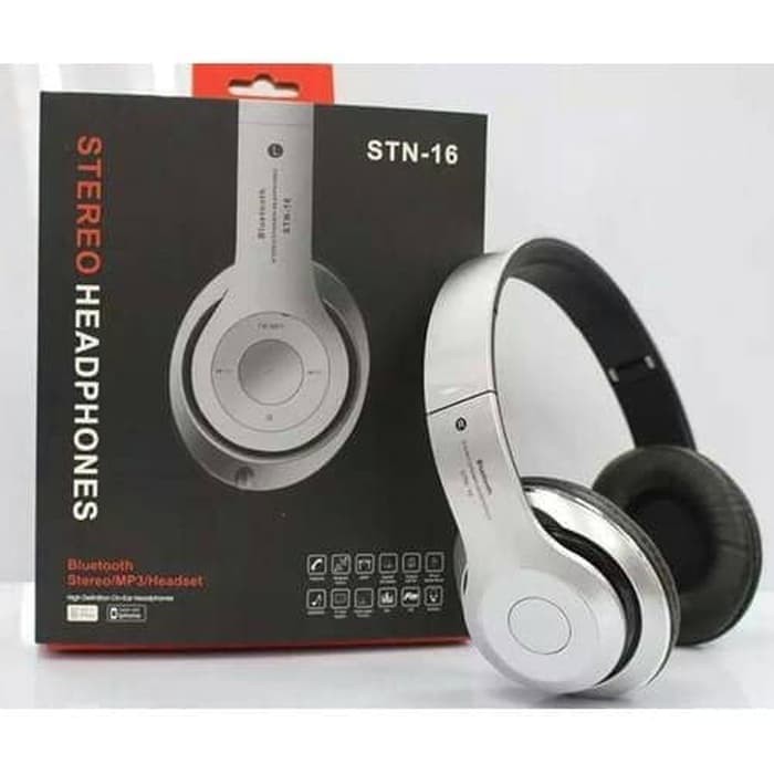 Jual EARPHONE BLUETOOTH STN 16, HEADSET BLUETOOTH STN 16 SUPER BASS BARU | Shopee Indonesia