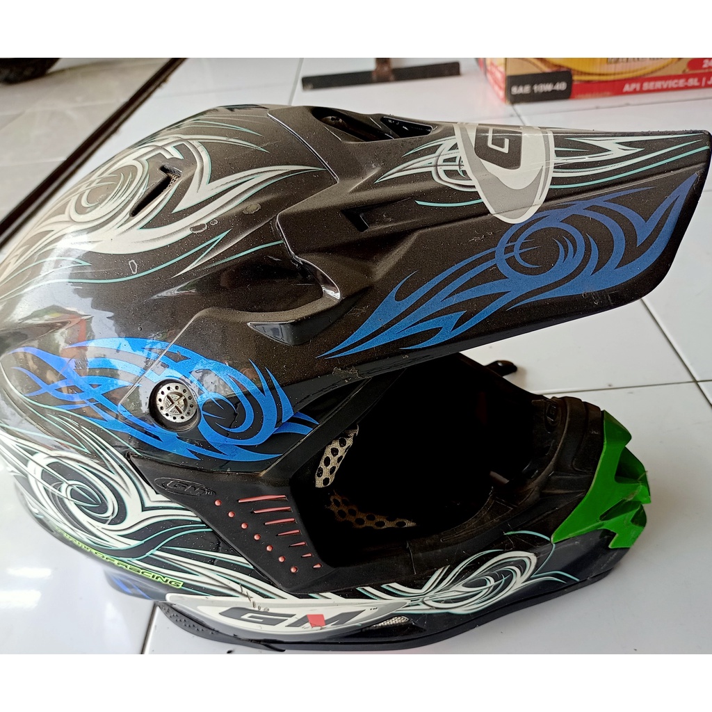 Jual Helm Cross GM | Shopee Indonesia