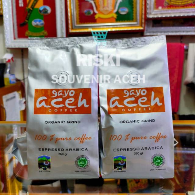 Jual Kopi Arabika gayo Aceh organik grind blend | Shopee Indonesia