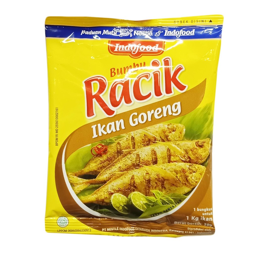 Jual Indofood Bumbu Racik Ikan Goreng 20 G | Shopee Indonesia