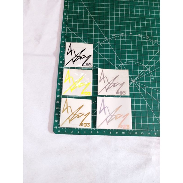 Jual Stiker Helm Tanda Sticker Tangan Marc Marquez Cutting | Shopee ...