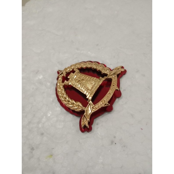 Jual emblem baret zeni zipur tni ad akrilik mirror mika | Shopee Indonesia