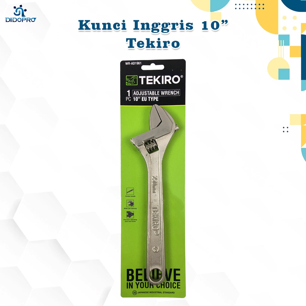 Jual KUNCI INGGRIS 10'' TEKIRO / TEKIRO kunci inggris 10inch adjustable ...