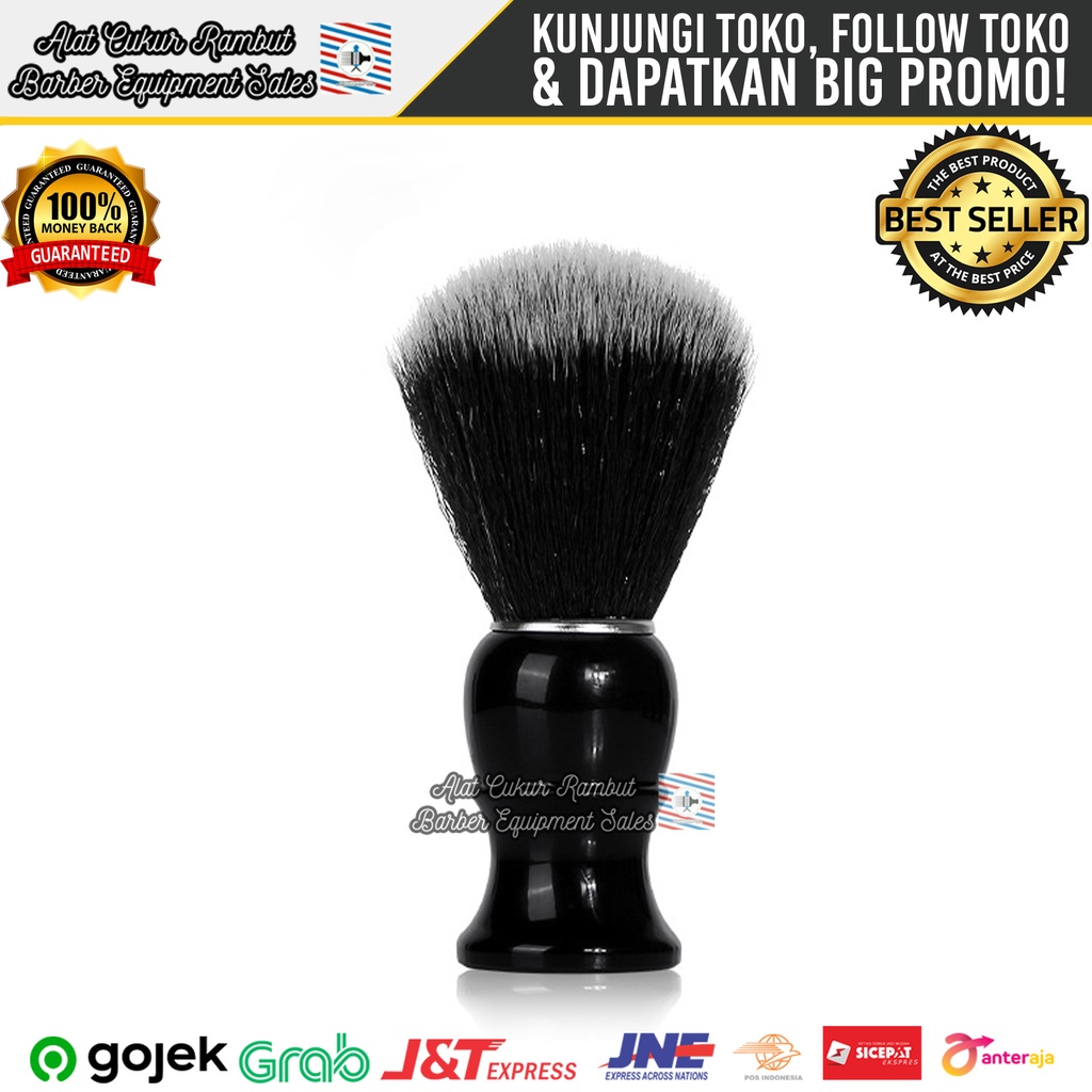 Jual Kuas Sabun Shaving Brush Kuas Cukur Jenggot Ukuran HITAM Besar ...