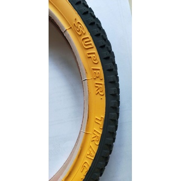Jual Ban Luar Sepeda Ukuran 20 x 1.75 Swallow S-188 Hitam Kuning Super ...