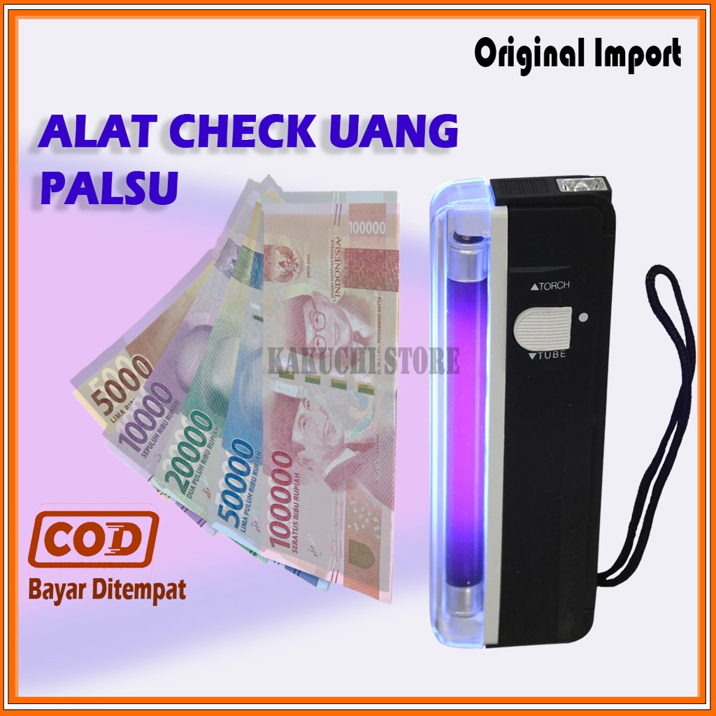 Jual Alat Pendeteksi Cek Periksa Keaslian Uang Asli dan Palsu HANDHELD ...