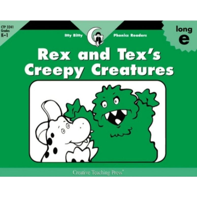 Jual Rex and Tex's Creepy Creatures | Itty Bitty Phonics Readers - Long ...