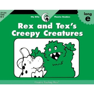 Jual Rex and Tex's Creepy Creatures | Itty Bitty Phonics Readers - Long ...