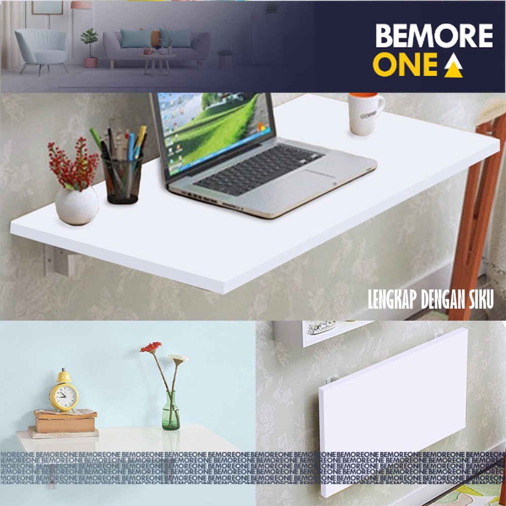 Jual BEMORE - Meja Lipat Dinding/Meja Tempel Laptop/Belajar/Meja Makan ...