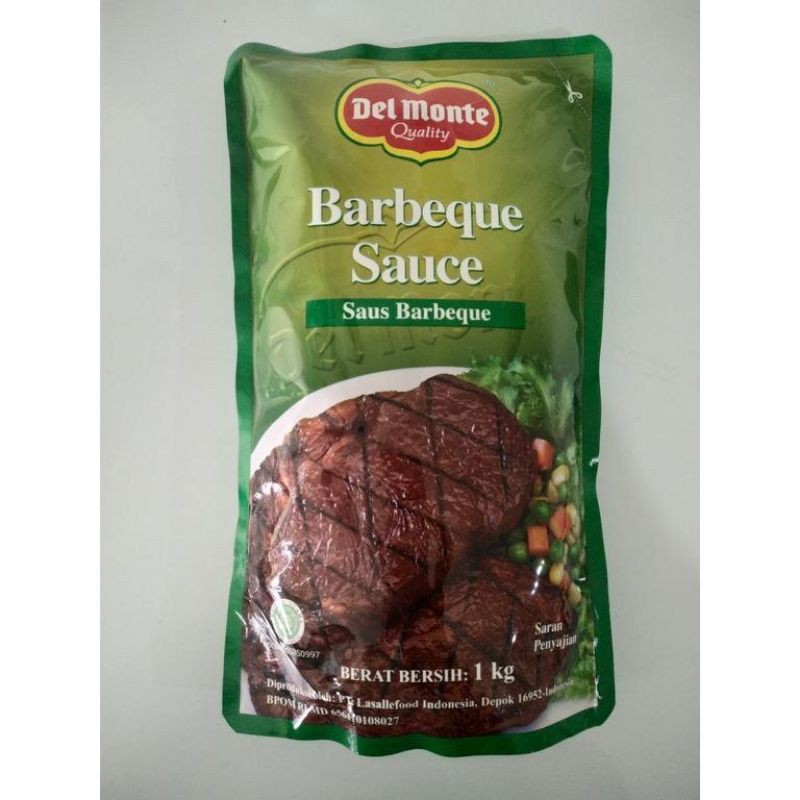 Jual DelMonte Barbeque Sauce 1kg – Saus BBQ 1 kg | Shopee Indonesia