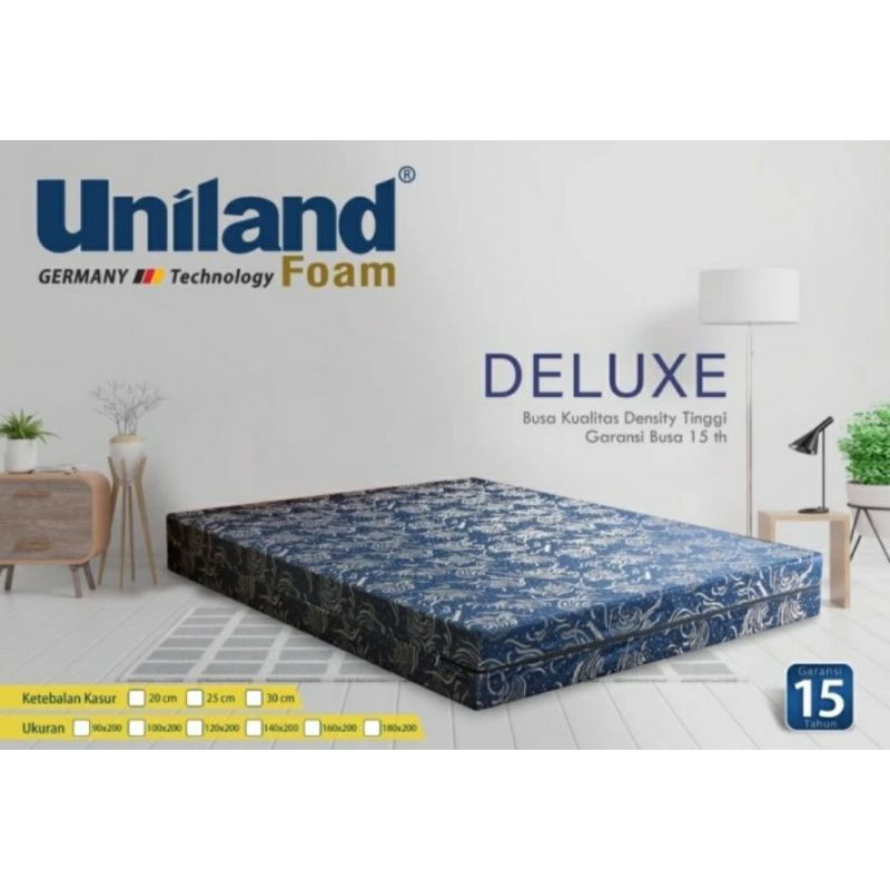 Jual Kasur Busa Uniland Foam Deluxe 120x200 cm Tebal 20 Cm Busa Uniland ...