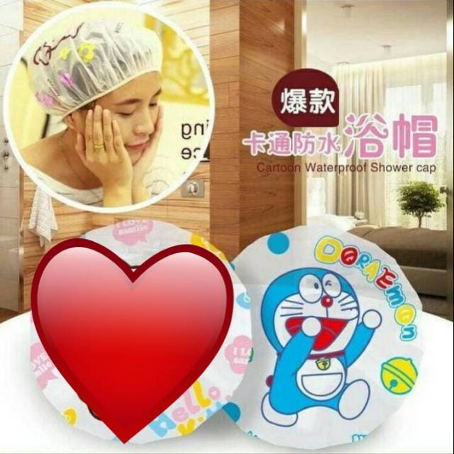 Jual Shower cap doraemon | Shopee Indonesia