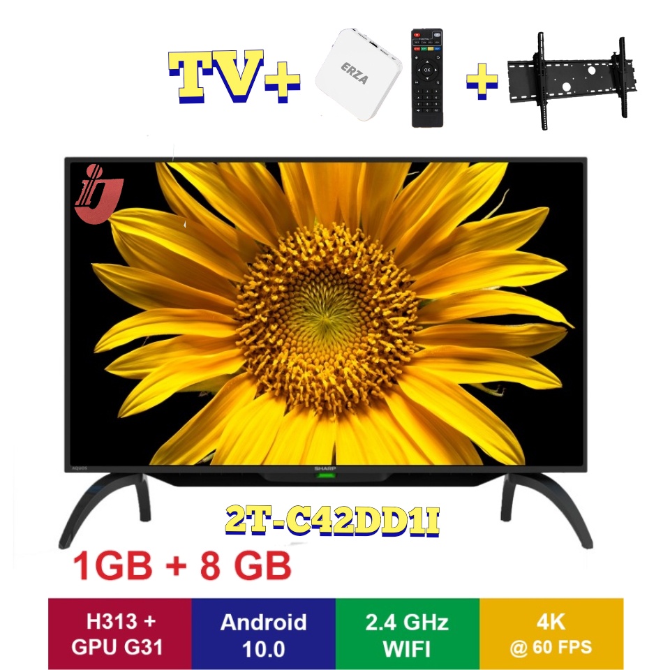 Jual LED TV 42 Inch SHARP Digital TV Full HD 2T-C42DD1I ANDROID BOX ...